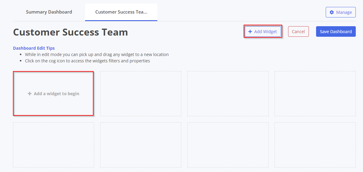 SmartView Custom Dashboards: Creating & Managing Widgets – EvaluAgent