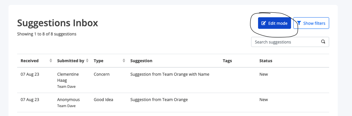 Getting started with Suggestion Box (Admin Guide) – EvaluAgent