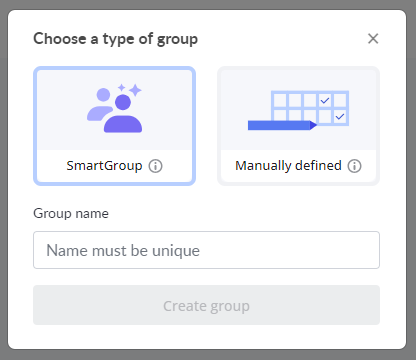 Building a Manual Custom Reporting Group – EvaluAgent