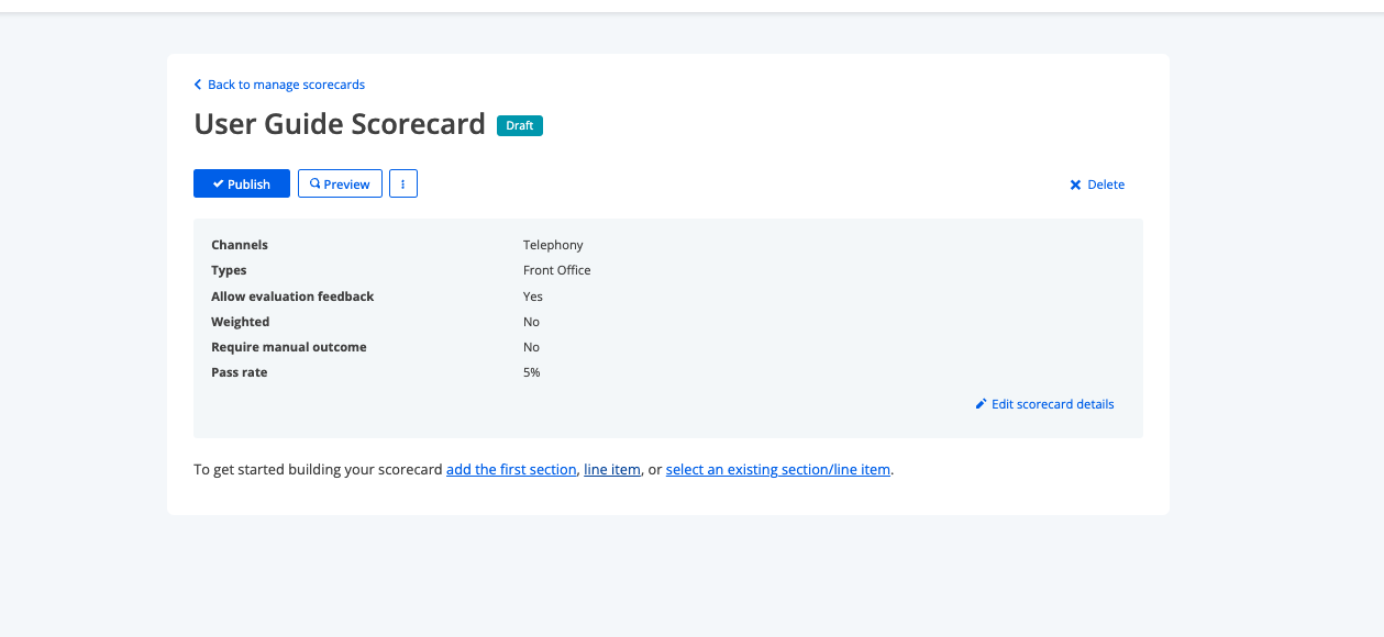 EvaluAgent CX: Adding Automated Line Items to a Scorecard / Building a ...