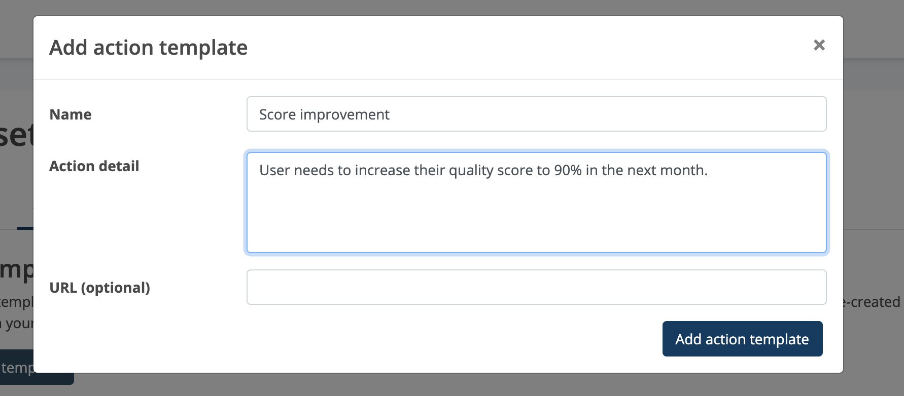How do I configure Action templates? – EvaluAgent